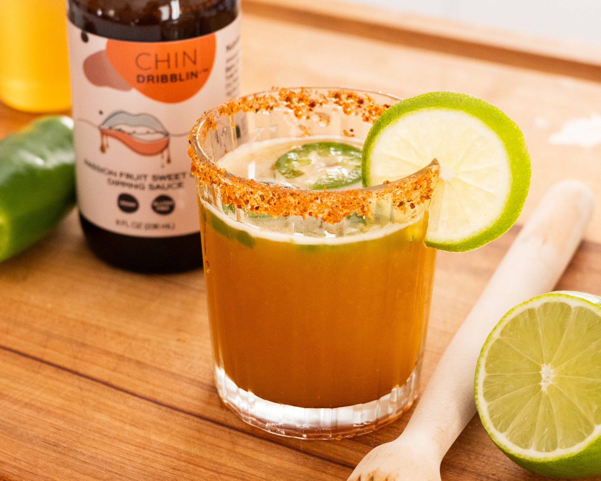 Spicy Passion Fruit Margarita – Chin Dribblin'